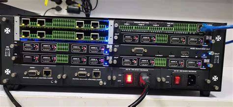 High Definition K Modular Matrix Seamless Switcher With AV Control System Easily Solves