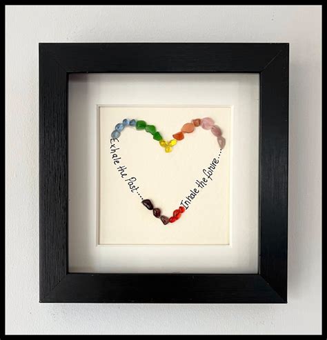 Heart Sea Glass Picture Etsy Uk