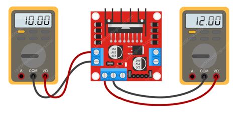 آموزش اتصال موتور درایور L298n به آردوینو