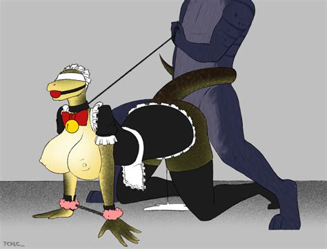 Rule 34 Accessory All Fours Anthro Argonian Ball Gag Bell Bell Collar