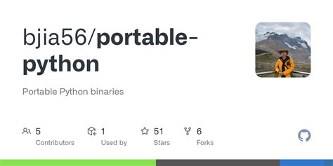 Github Bjia56portable Python Portable Python Binaries