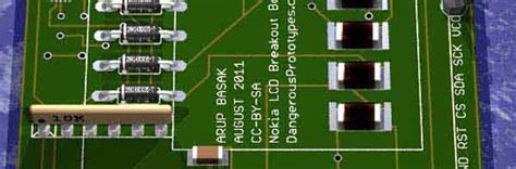 Simple Nokia LCD Breakout Board Dangerous Prototypes