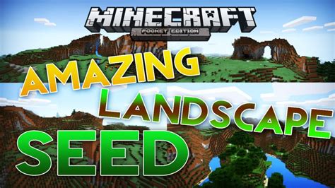 Unique Landscape Seed Minecraft Pe Bedrock Seeds