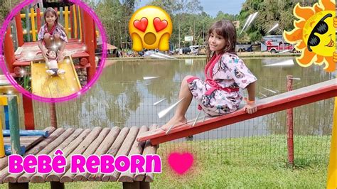 BebÊ Reborn Rotina Passeio No Parque Desafio No Parquinho Youtube