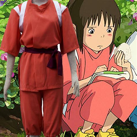 Spirited Away Chihiro Ogino Sen Cosplay Costume Cosplaymade