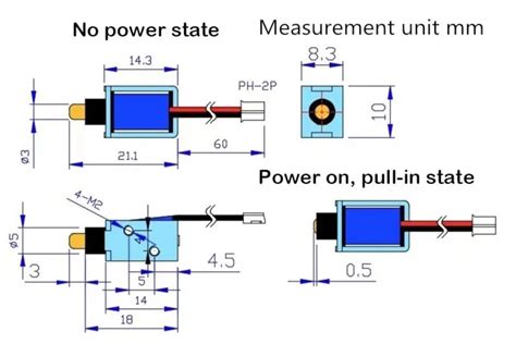 Probots Dc5v Solenoid Push Pull Linear Actuator Motor Electromagnet