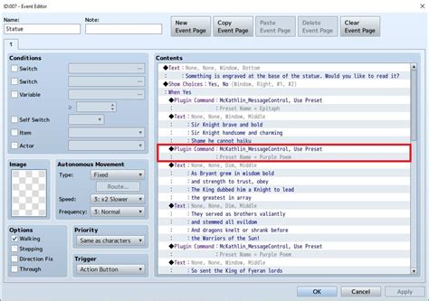 Message Control Plugin V For MZ Tyruswoo Studio