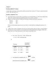 CHAPTER 5 Prob BKM10th SOLU Docx Chapter 5 Problems BKM 10th Edition