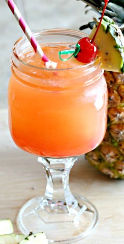 Pineapple Upside Down Cake Cocktail Recipe Happy Drink Summertime Drinks Smoothie Drinks