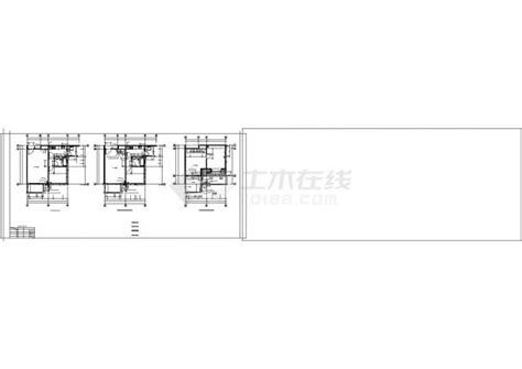 某地精美详细的六层住宅建筑施工图建筑方案设计土木在线