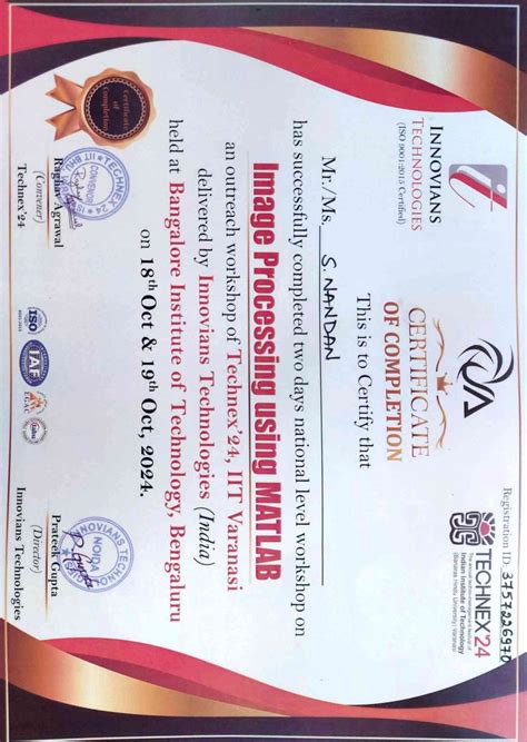 S Nandan On Linkedin Matlab Imageprocessing Digitalimageprocessing