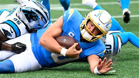 Chargers Coach Jim Harbaugh Provides Justin Herbert Injury Update