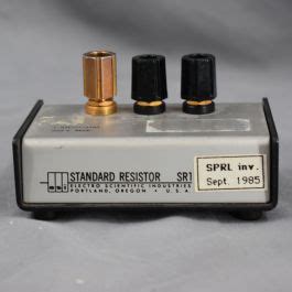 Electro Scientific Industries SR Megaohm Standard Resistor