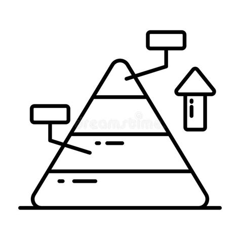 Triangle Shape Graph Vector Design Of Pyramid Infographics Pyramid
