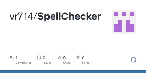 Github Vr714spellchecker