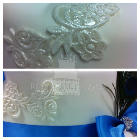 Wedding Cake With Peacock Feathers Rach Makes Cakes