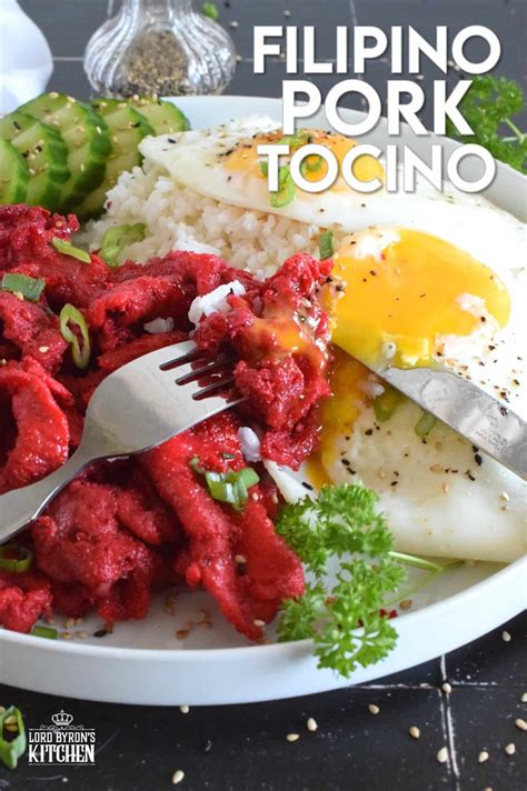 Filipino Pork Tocino Lord Byrons Kitchen