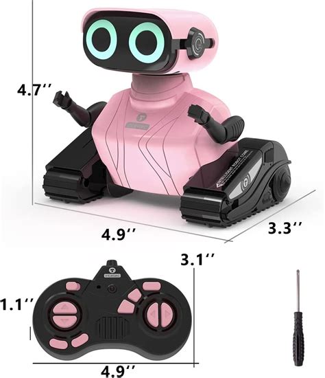 Zdalnie Sterowany Robot Z Pilotem 2 4 GHz Oczy LED Rzeszotary Kup