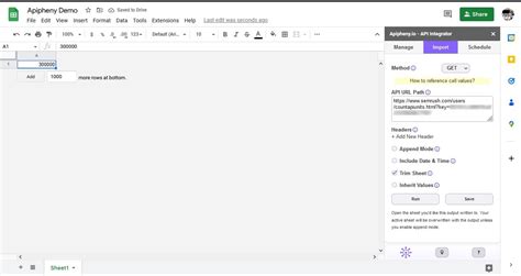 Connect Semrush To Google Sheets Api Integration Apipheny