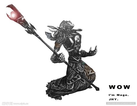 wow魔兽世界 法师设计图 动漫人物 动漫动画 设计图库 昵图网nipic
