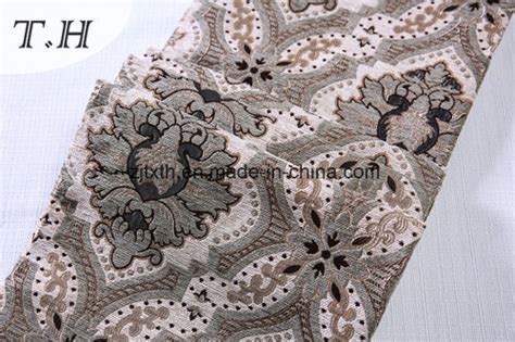 100% Polyester Chenille Fabric with High-Grade Jacquard Sofa Fabric ...