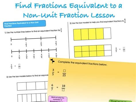 Year 5 Fractions Find Fractions Equivalent To A Non Unit Fraction