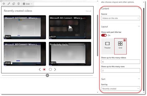 The Stream Web Part For Stream On Sharepoint And Onedrive One Minute