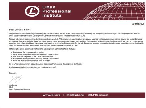 suruchi sinha on linkedin cisco linux