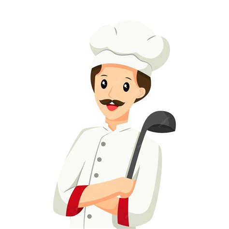 Premium Vector Chef Profession Character Design Illustration