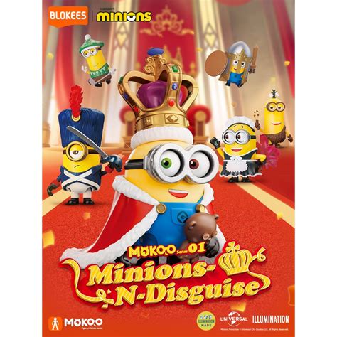 Minions Minions N Disguise Mokoo 01 Blind Box Mini Model Kit Case Of 6