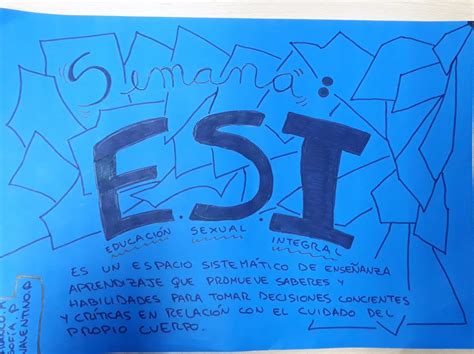 Semana De La Educación Sexual Integral En La Ees N°5