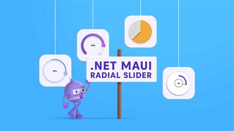 design different styles of radial sliders using the maui radial