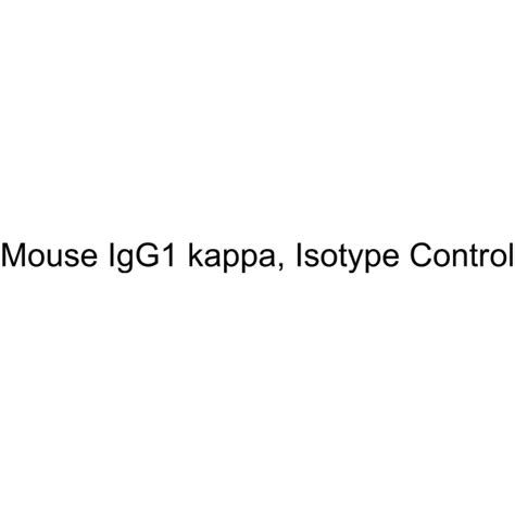 Mouse Igg1 Kappa Isotype Control Igg1κ Isotype Control Medchemexpress