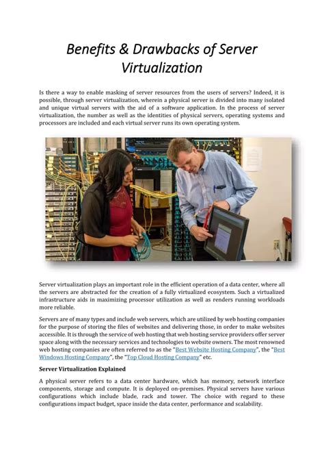 Ppt Benefits And Drawbacks Of Server Virtualization Powerpoint Ppt Benefits And Drawbacks Of Server Virtualization Powerpoint