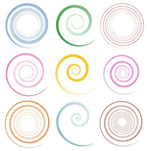 Spiral Vector Art Stock Images Depositphotos
