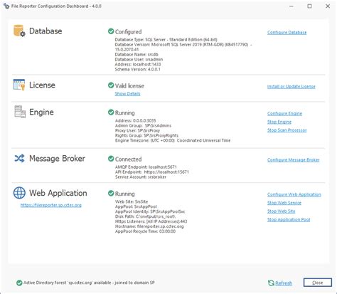 Configuring The Web Application