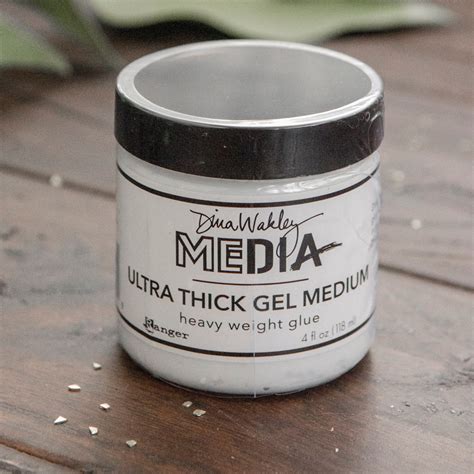 Ranger Ink Dina Wakley Media Ultra Thick Gel Medium 4 Oz Jar