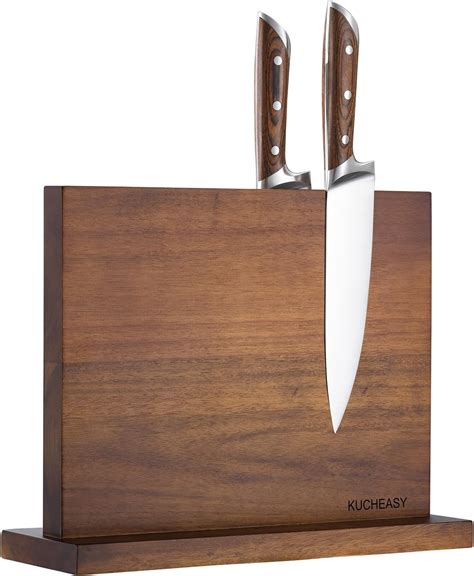 KUCHEASY Soporte magnético para cuchillos Bloque magnético de doble