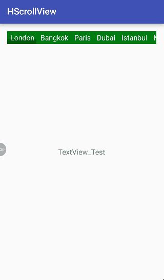 横向滑动视图horizontalscrollview精炼详解 Csdn博客