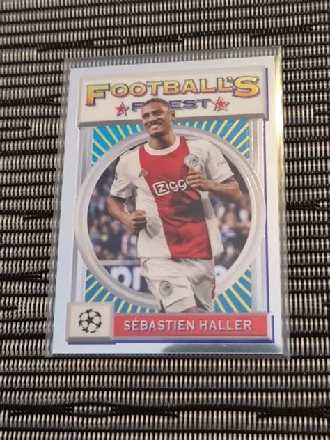 2021 22 Topps Finest Flashbacks Ucl Sébastien Haller Ajax 180 Eur 298
