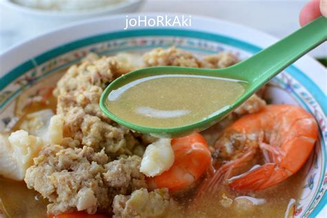 Woodlands Seafood Soup Yan Ji In Marsiling Mall Singapore 炎记威威食品海鲜汤