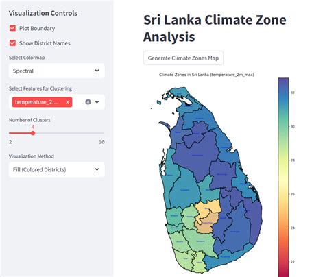 Climate Zones In Sri Lanka Python Data Science Medium