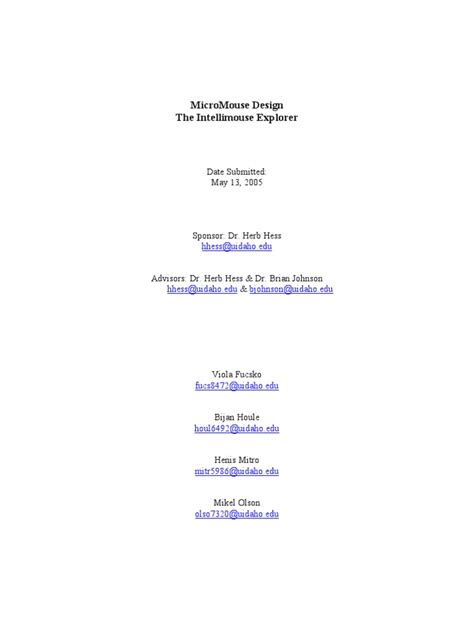 Micromouse Design An Autonomous Maze Solving Vehicle Using A