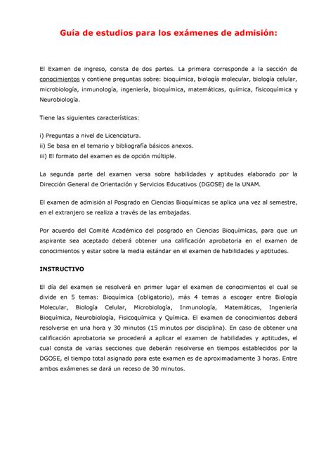 Guia de estudio 634807930 GuÌa de estudios para los exmenes de