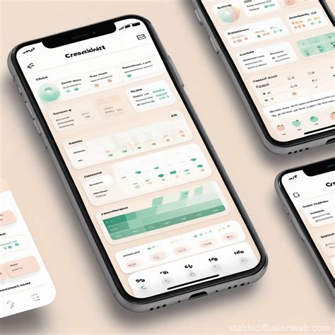 Sustainability App Interface Design Stable Diffusion Online