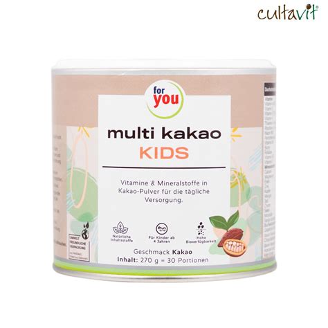 Nat Rlicher Kinderkakao Vitamine F R T Gliche Versorgung Strunz