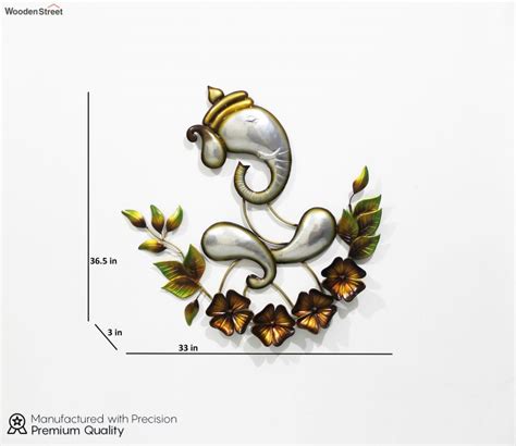 Buy Silver Vastu Ganesha Wall Decor At 31 Off Online Wooden Street