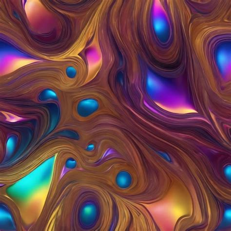 Premium Ai Image Iridescent Abstract Background
