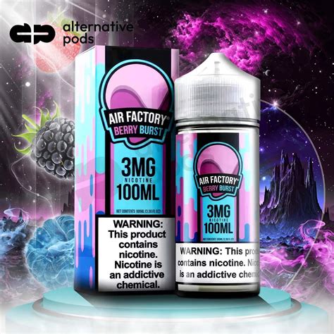 Air Factory Synthetic Nicotine E Liquid 100ml
