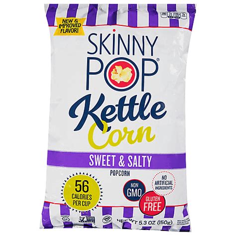 Skinny Pop Kettle Corn Sweet And Salty 53 Oz Popped Baeslers Market